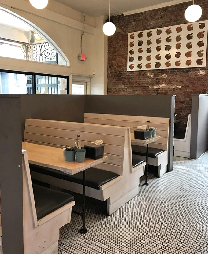 These booths aren't just seating&mdash;they're private dining rooms for intimate conversations with your chicken sandwich.