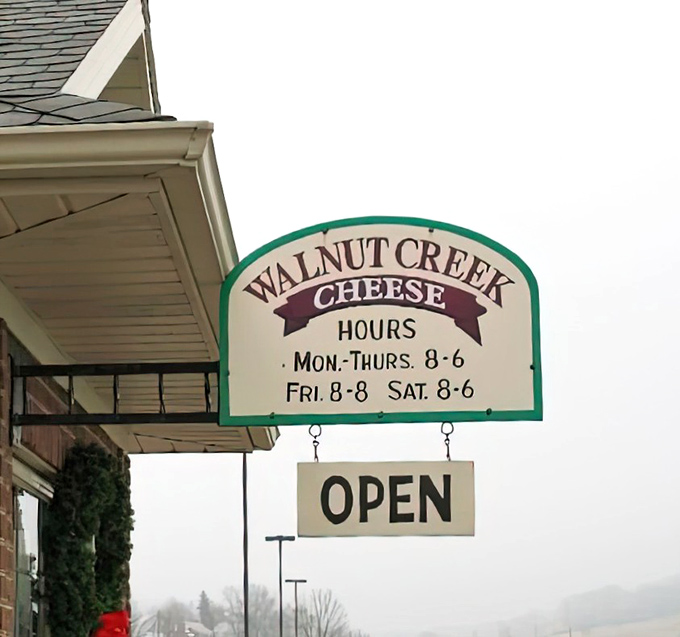 The hours sign promises ample time to explore, though true enthusiasts know even a full day isn't enough.