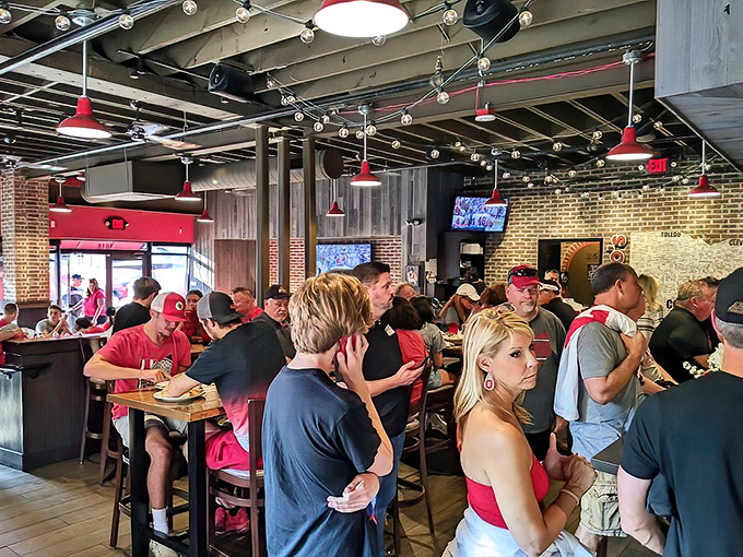 Game day at Adriatico's isn't just busy &ndash; it's a scarlet and gray symphony of hungry fans fueling up for victory or consoling defeat.