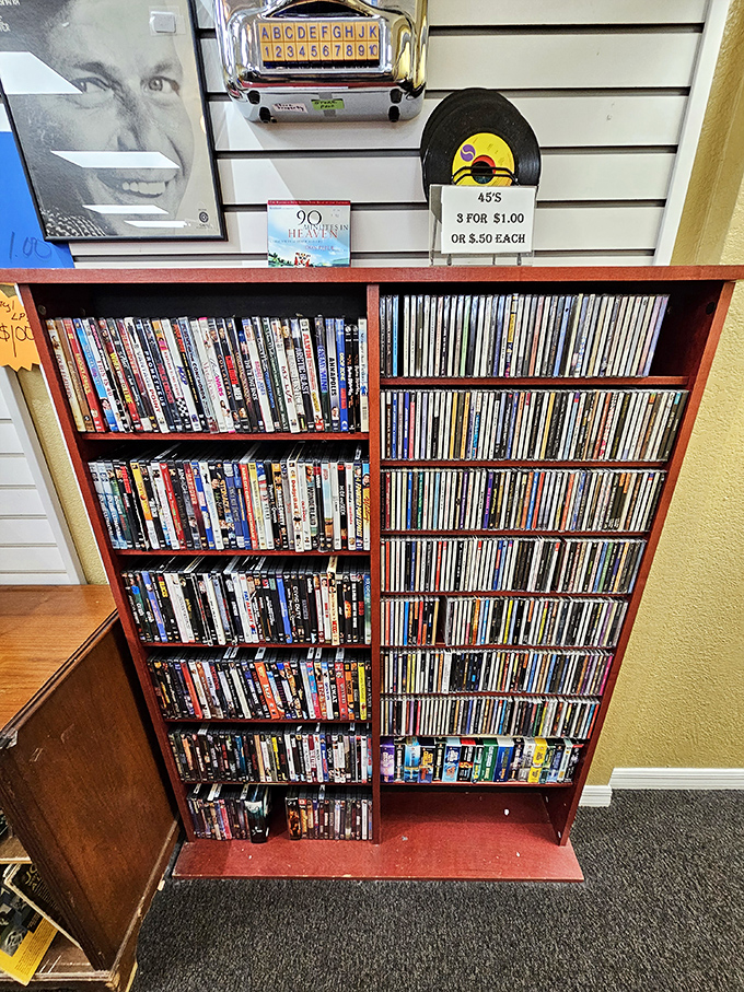 Entertainment for days at prices that make streaming services seem extravagant. Three vinyl records for a dollar? That's music to anyone's ears.