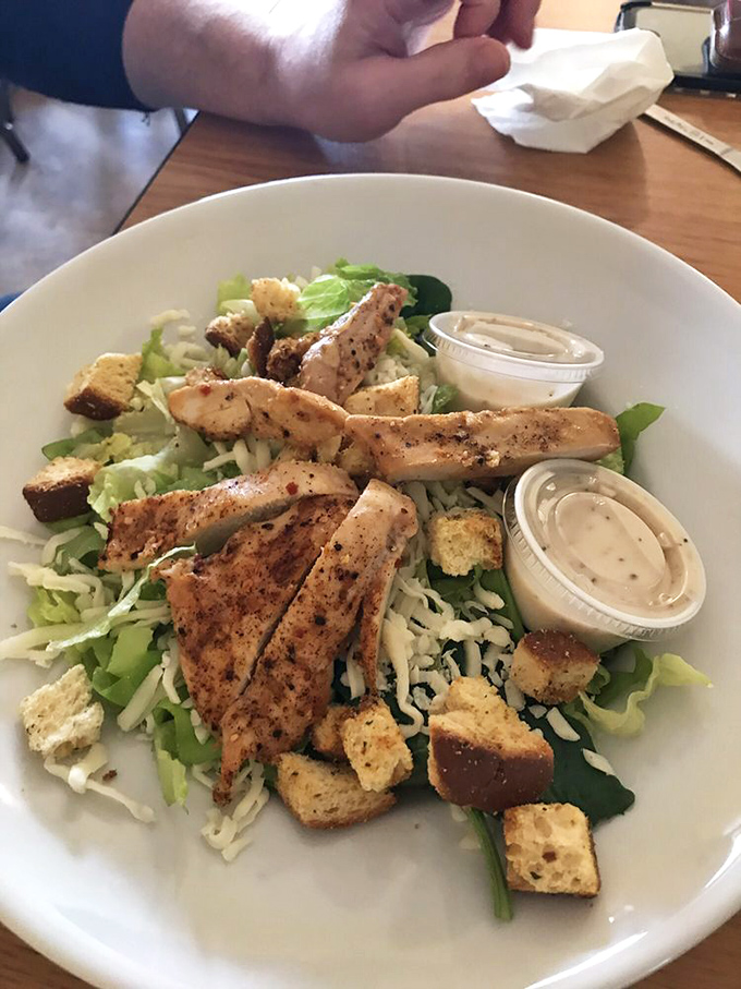 A Caesar salad that actually looks like it wants to be eaten &ndash; not just photographed for someone's neglected food blog.