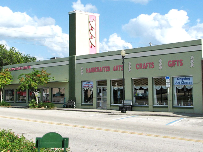 The Caladium Arts & Crafts Cooperative showcases local creativity that's as vibrant as the town's namesake plants.