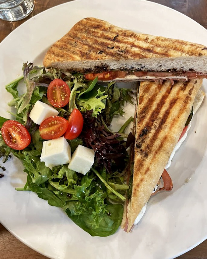 This panini isn't messing around &ndash; grilled to golden perfection, stuffed with fresh ingredients, and making ordinary sandwiches everywhere feel inadequate.