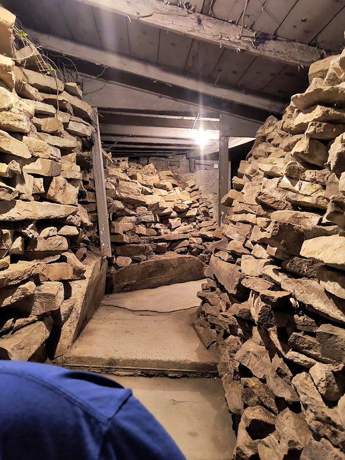 These corridors were carved by water with more patience than anyone waiting at the DMV could imagine.