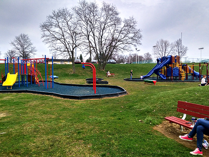 Center Municipal Park offers simple pleasures that no iPad can replicate&mdash;actual slides, swings, and the radical concept of outdoor play.