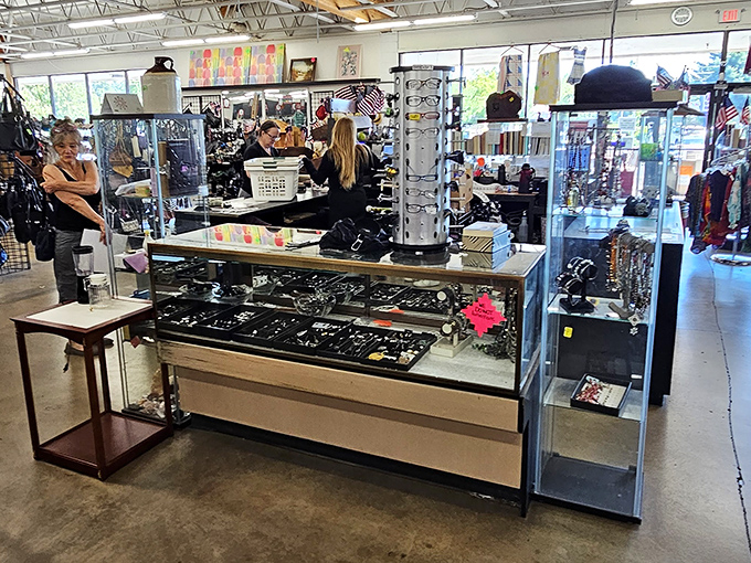 The checkout counter where dreams become reality and wallets stay surprisingly happy after major hauls.