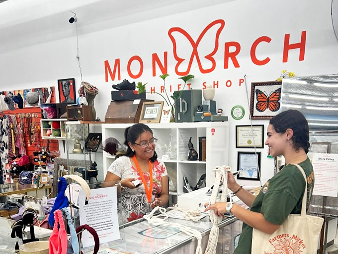 Where transactions become connections&mdash;Monarch's checkout area doubles as community central, with smiles included at no extra charge.