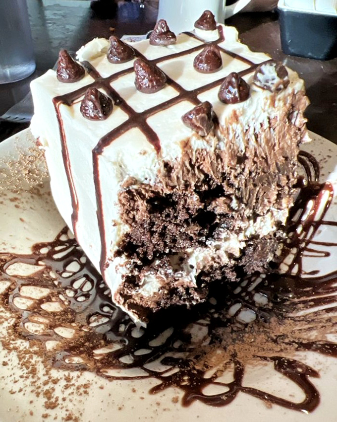 This chocolate creation looks like it could solve world peace, or at least your bad day.