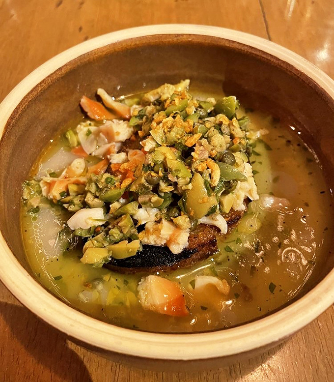 This hearty soup tells a story in every spoonful&mdash;vegetables and broth coming together in a bowl that feels like a warm hug on a chilly day.