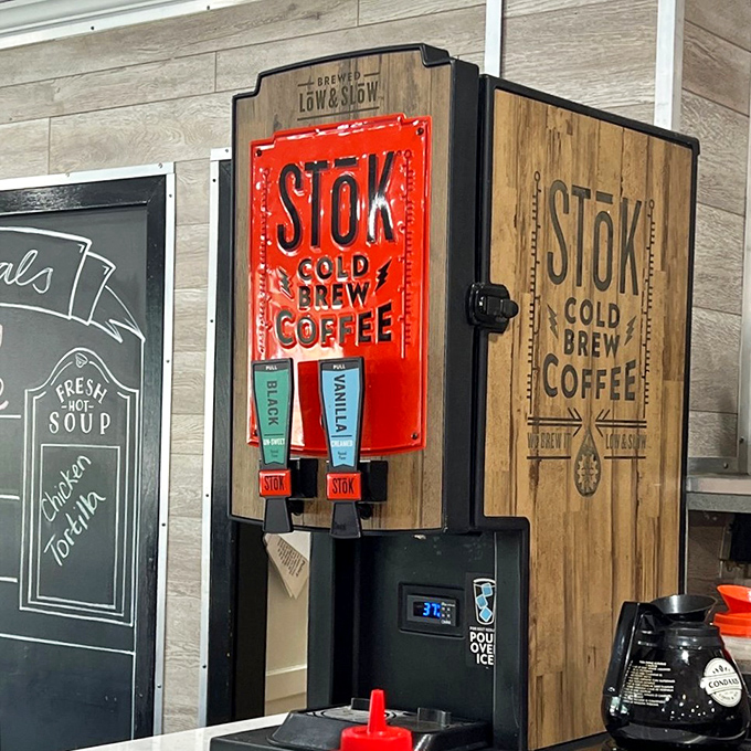 Cold brew on tap&mdash;because sometimes coffee needs to be taken very, very seriously. Morning fuel for the caffeine connoisseur.