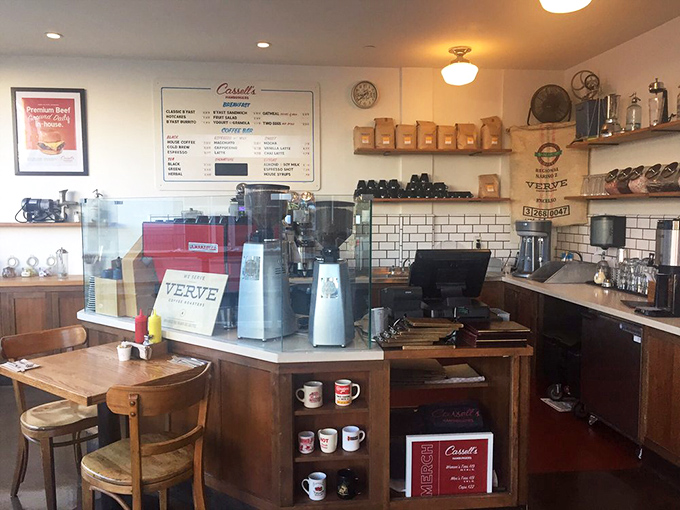 The coffee station stands ready to transform ordinary mornings into slightly better mornings&mdash;one carefully crafted cup at a time.