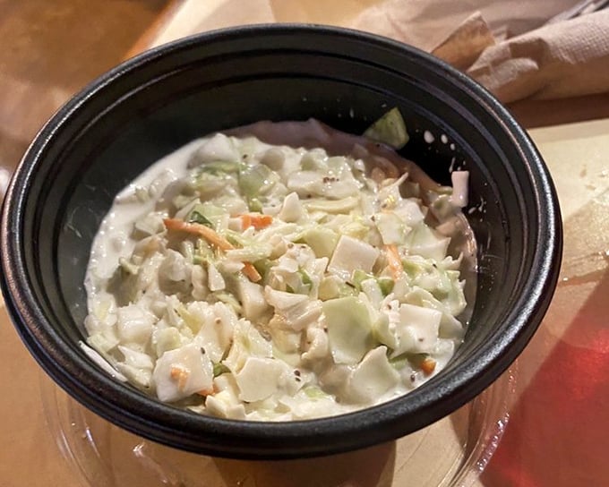 Cole slaw that doesn't know it's a side dish&mdash;fresh, crisp, and confident enough to demand its own moment in the spotlight.