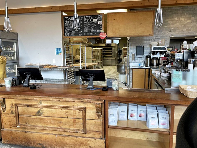 Where the magic happens &ndash; a counter that's witnessed countless "I'll just get one thing" promises crumble into joyful submission.