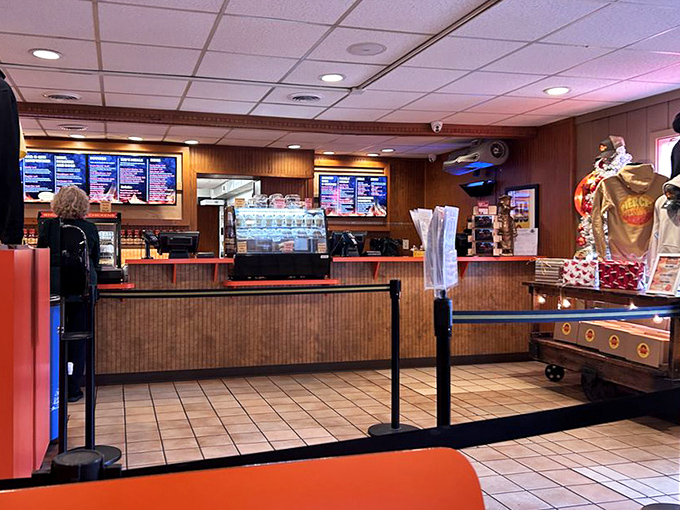 Where the magic begins: the ordering counter. That moment of anticipation before barbecue dreams become reality.