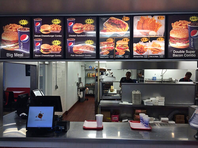 The ordering counter&mdash;where dreams become reality and hunger meets its match in a symphony of sizzling satisfaction.