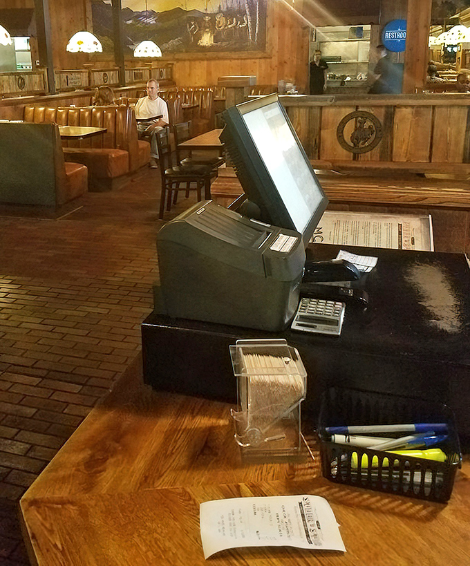 The restaurant's counter area showcases the no-nonsense approach that lets the food be the star&mdash;simple, functional, and charmingly old-school.