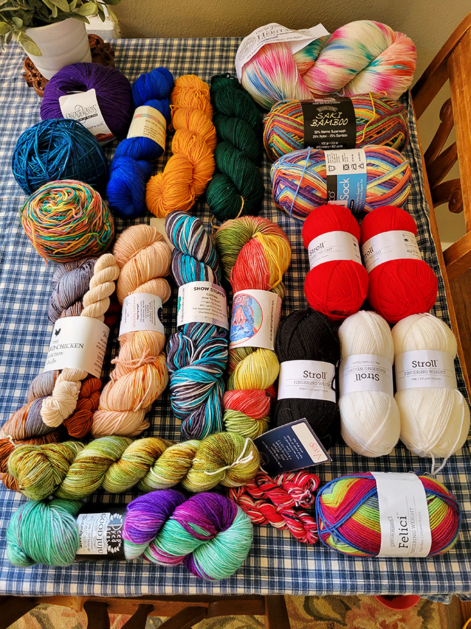 Yarn supplies for crafters who understand that creativity comes in every color of the rainbow.