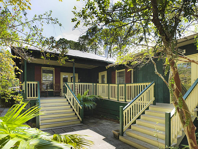 A charming porch that whispers "come sit a spell" in the most delightful Southern accent imaginable.