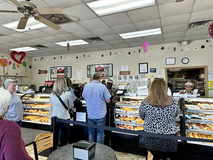 The morning rush at Baker's Pride isn't just about getting breakfast &ndash; it's a community ritual where patience is rewarded with pastry perfection.
