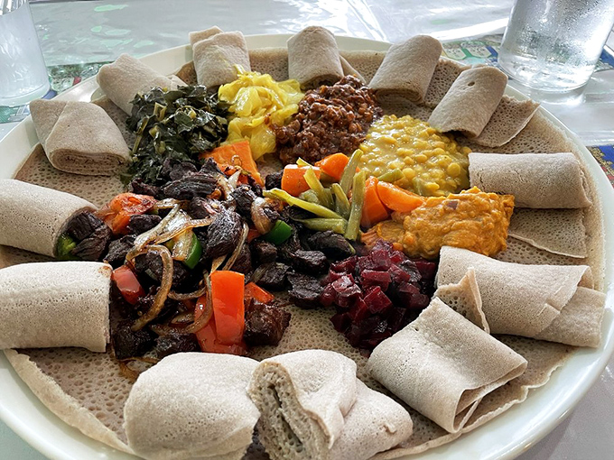 Derek Tibs transforms beef into buttery, spice-kissed morsels that make you question why you ever bothered with plain old steak.