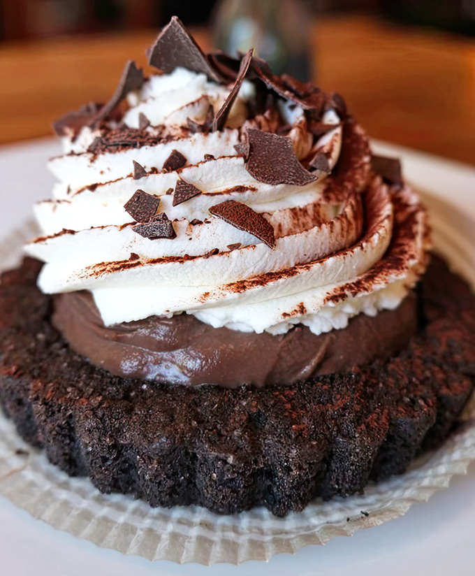 A chocolate dessert so decadent it should come with a warning label: "May cause involuntary food moans and dessert envy."