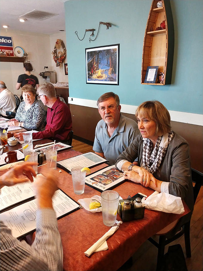 The true measure of a local restaurant: tables filled with regulars who've been coming so long they don't even need to look at the menu.