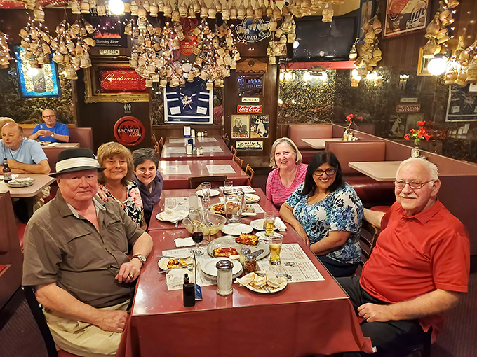 The true measure of a great restaurant: tables filled with people who look like they've been coming here since before you were born.