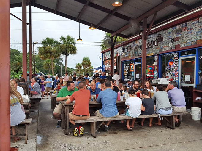 Communal tables where strangers become friends, united by the universal language of "mmm" and "pass the sauce, please."