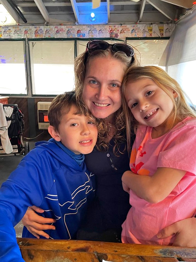 Family moments like these are the real seasoning that makes any meal at Sunbury Crab Company unforgettable.