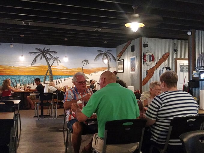 The dining room hums with the universal language of "mmm" as patrons discover why locals keep this place to themselves.