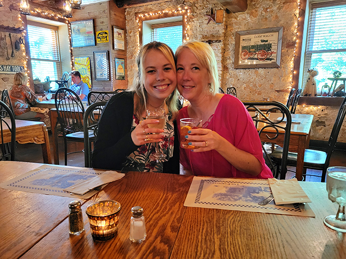 The true measure of a great restaurant: happy faces sharing drinks and making memories that will outlast the meal itself.