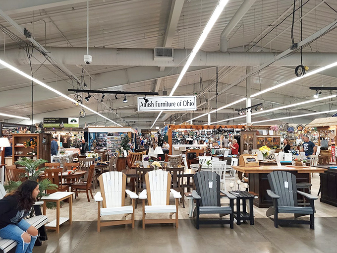 Amish craftsmanship on display &ndash; these aren't just chairs, they're future family heirlooms that will outlast whatever trendy furniture is at the mall.