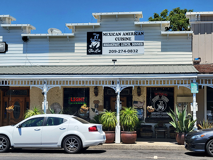 Don Luis serves up Mexican-American cuisine in a building that's seen California transform from Gold Rush territory to modern-day wine country.