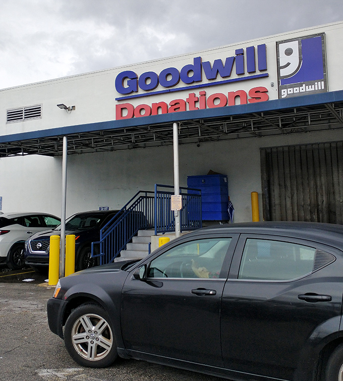 Where the magic begins&mdash;the donation drop-off. Today's castoffs become tomorrow's treasures in this retail circle of life.