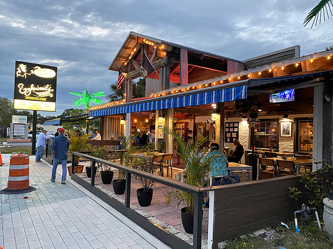 Englewoods on Dearborn – where the patio lights twinkle like stars, seafood arrives fresh from local waters, and vacation vibes come standard with every meal.