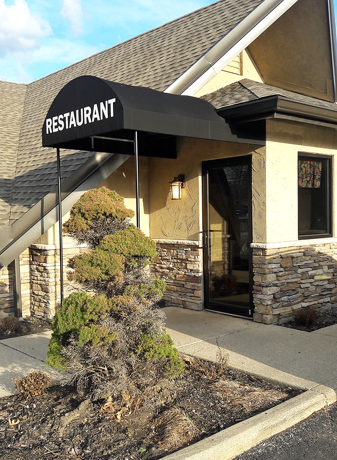 Step through these doors and leave your preconceptions about strip mall dining behind completely.