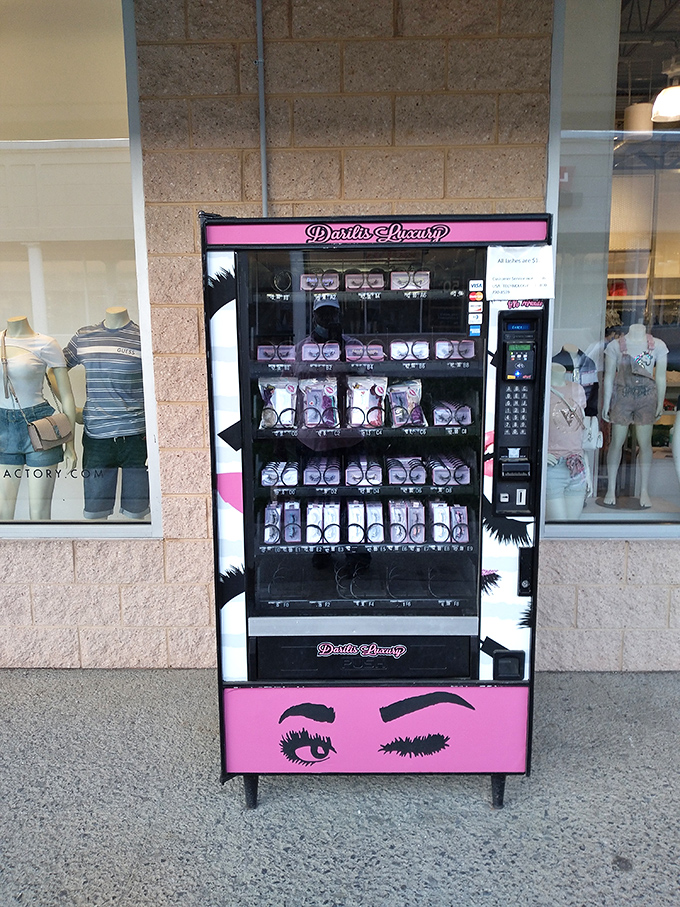 The future of beauty is here—a vending machine for false eyelashes. For when your shopping stamina outlasts your makeup.