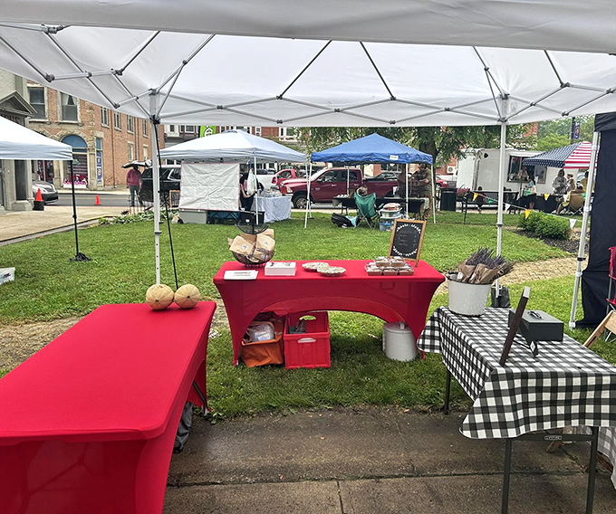 The farmers market offers nature's retirement dividends&mdash;locally grown produce arranged on checkered tablecloths by the very hands that coaxed them from the soil.