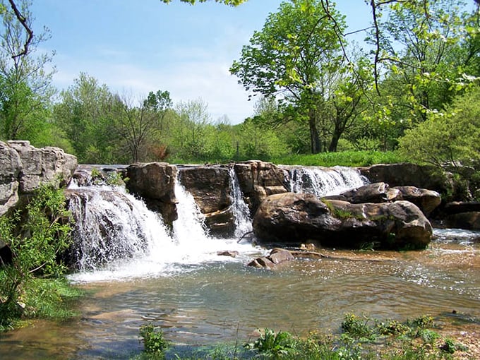 Finley Falls offers a natural soundtrack of rushing water that no meditation app could ever replicate &ndash; nature's stress relief just minutes from town.