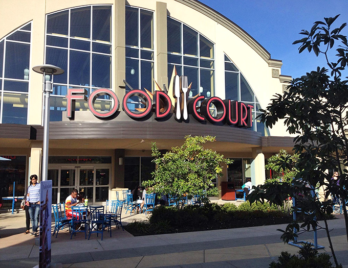 The aptly named "Food Court" offers shopping fuel for serious bargain hunters who know treasure-finding requires proper caloric intake.