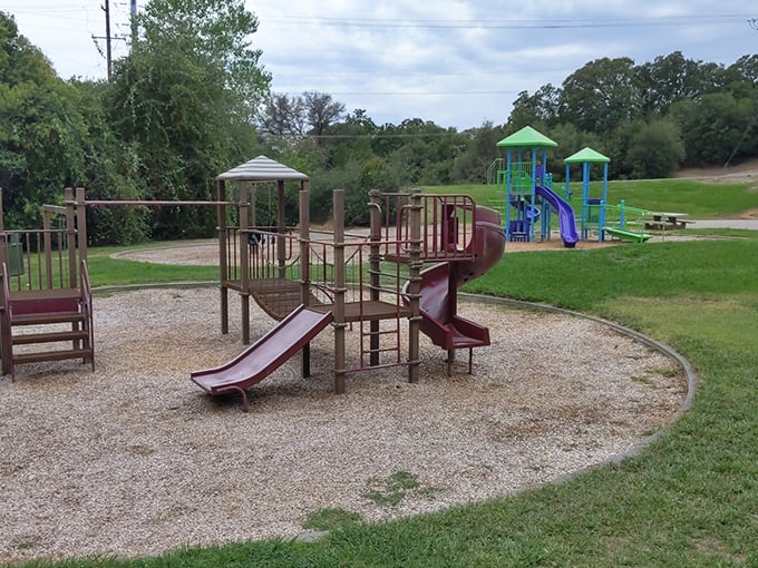 Forward Park proves that playgrounds don't need digital enhancements to create childhood joy&mdash;just slides, swings, and room to run wild.