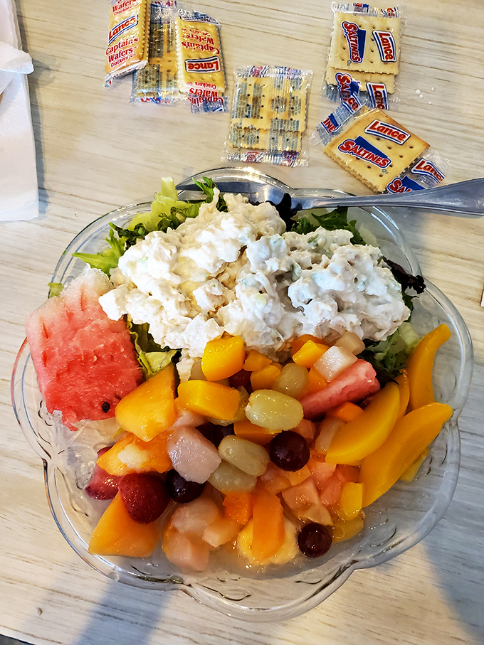 This fruit-laden chicken salad isn't just lunch&mdash;it's a refreshing reminder that sometimes the lightest options deliver the most satisfying flavors.