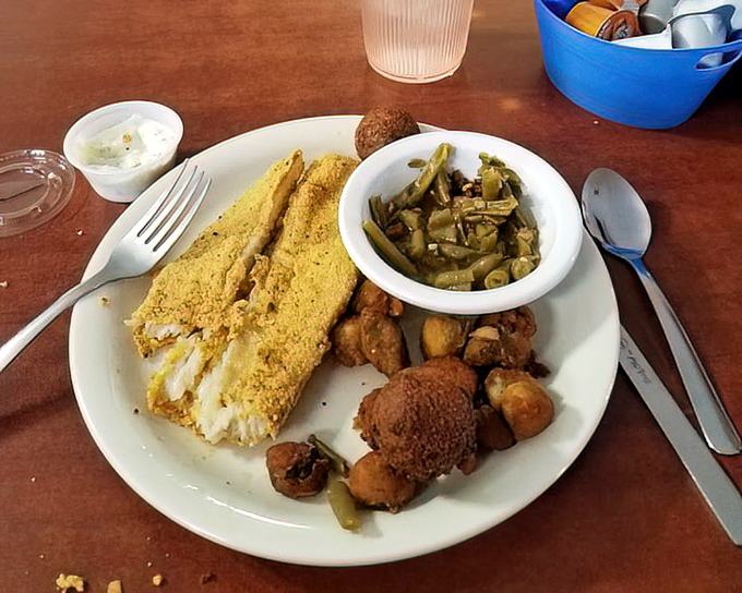 This isn't just fried catfish &ndash; it's a golden-crusted reminder that simple food, done right, can outshine the fanciest restaurant offerings any day.