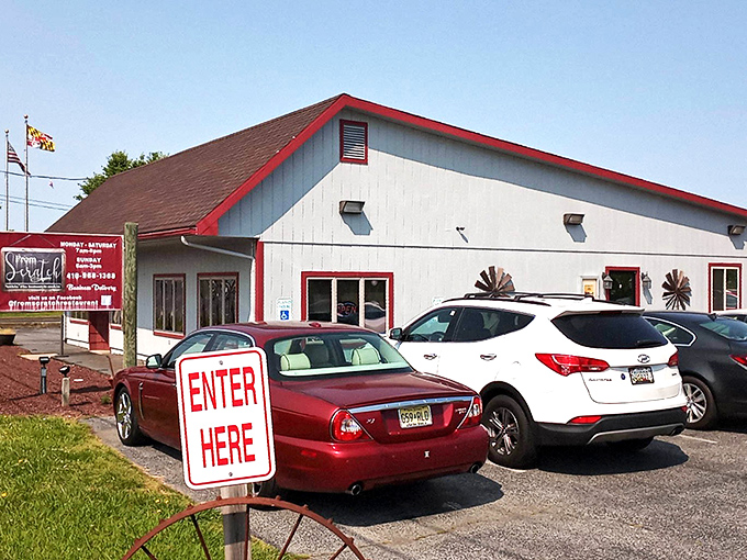 From Scratch Restaurant embodies Crisfield's unpretentious charm&mdash;where the parking lot's full of both luxury cars and pickup trucks, and everyone gets the same warm welcome inside.