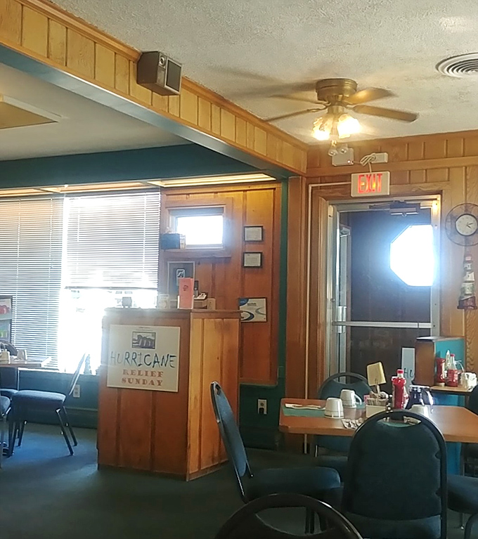 The command center where orders are taken and breakfast dreams are coordinated with military-like precision and warmth.