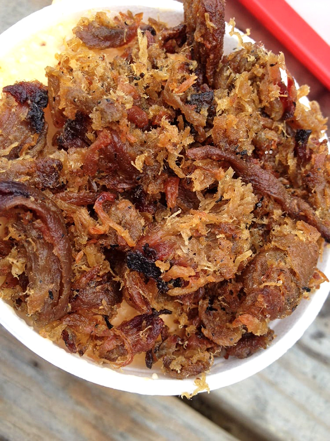 A mountain of perfectly pulled pork with that ideal mix of bark and tender meat&mdash;this is what barbecue dreams are made of.