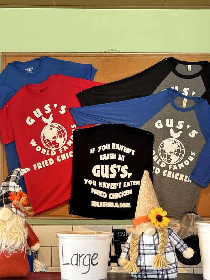 When the chicken is this legendary, people want to wear the evidence. These shirts are the socially acceptable alternative to wearing the actual grease stains.