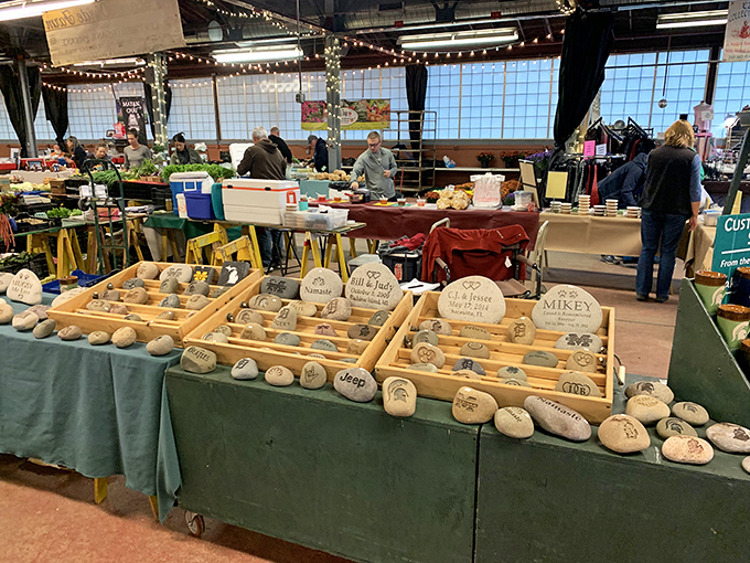 These hand-painted rocks prove that sometimes the most charming souvenirs are the ones that nature provided the raw materials for.