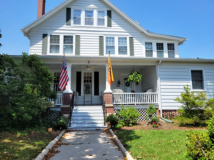 The Holland House's classic American architecture and welcoming front porch embody Berlin's hospitality. Just add rocking chairs and lemonade for perfection.