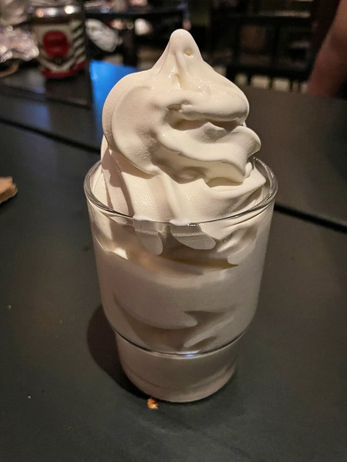 The soft serve ice cream stands tall and proud&mdash;a creamy exclamation point at the end of your pizza sentence.